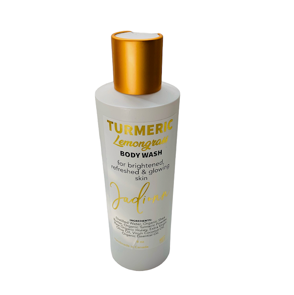 Turmeric Lemongrass Body Wash – Jadionn Organic Skincare